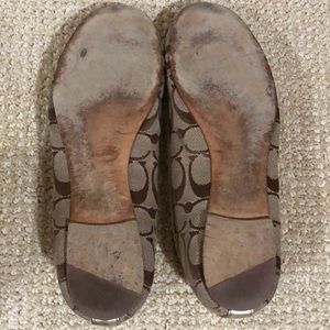 Coach | Shoes | Coach Flats 85 Gold Buckle | Poshmark